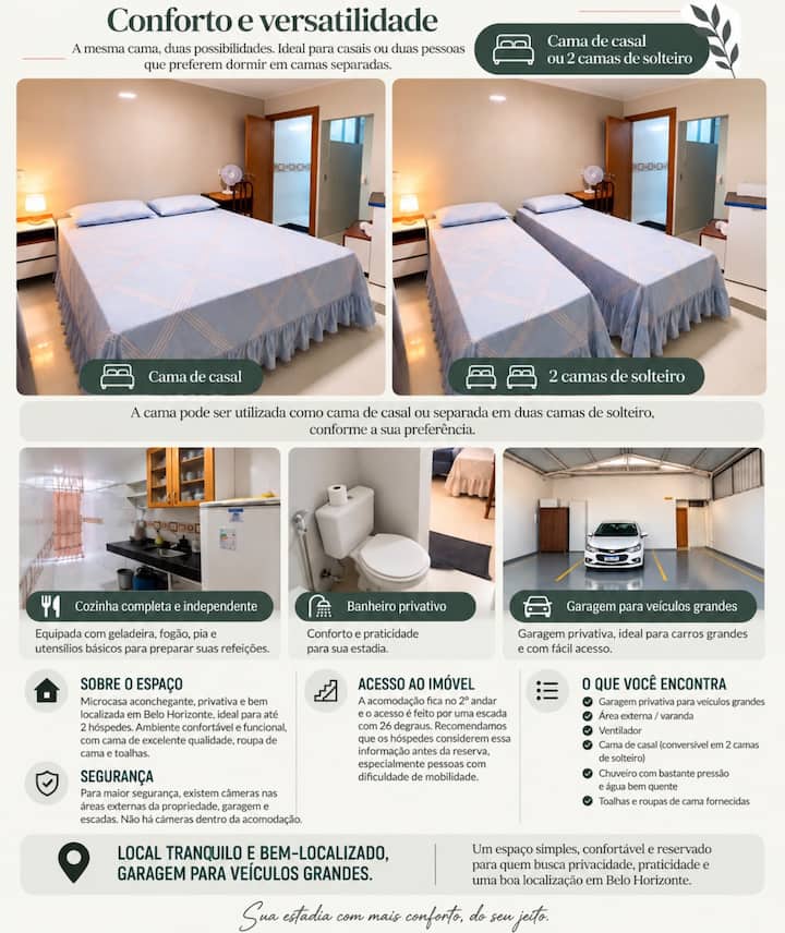 Micro House With Private Area And Garage. - Belo Horizonte