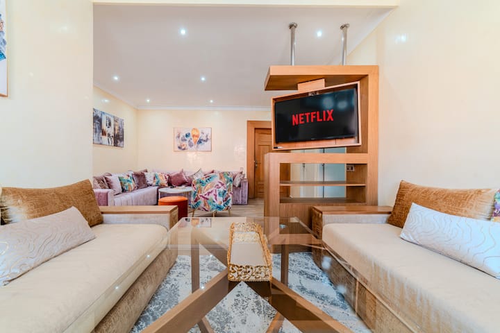 Apartement 5min Centre Marrakech- Wifi- Parking - مراكش
