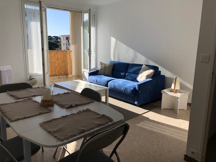 Appartement Tout Confort 5 Couchages - Plage de la Croisette - Sainte-Maxime