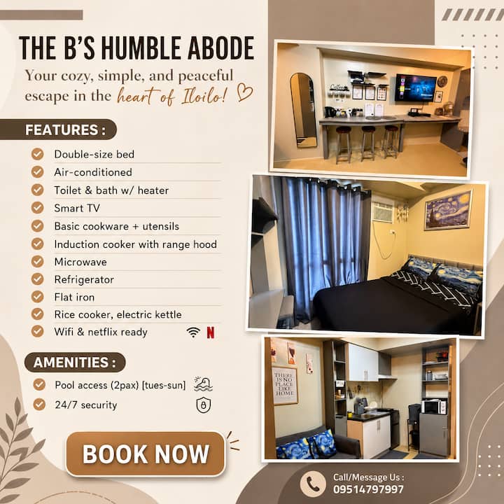 The B's Humble Abode - Studio - Iloilo City