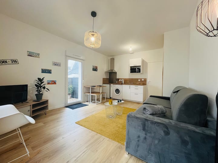 Casa Diderot - Studio Moderne Avec Terrasse - Angers