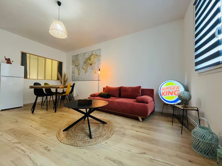 Casa Diderot - Magnifique T2 Chaleureux & Coloré - Angers