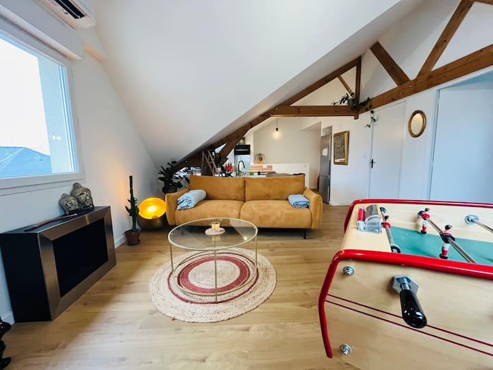 Casa Diderot - Magnifique T3 Terrasse & Parkings - Angers