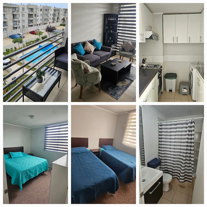 Departamento Estancia 3 Hab. - Coquimbo, Chile