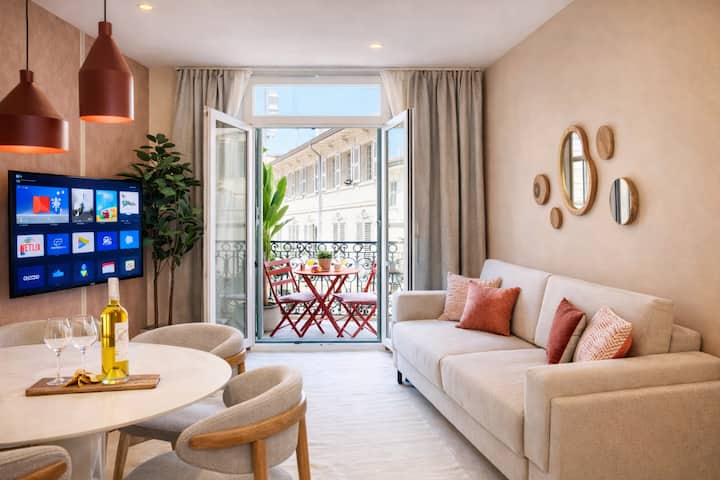 Luxury Suite ~ Balcon ~1 Min Plage & Palais - Cannes