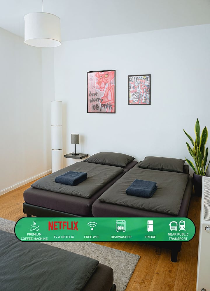 Zentrale Lage, Komfortable Wohnung, Isarnah - Munich