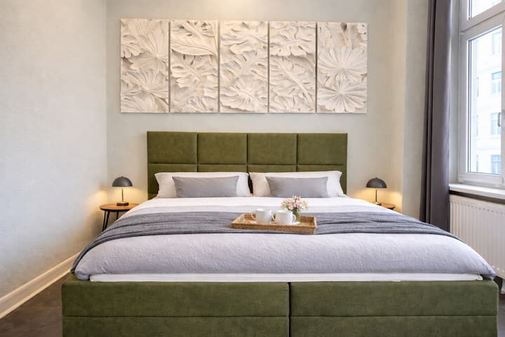 N&n: Apartment - Schloss & Stadtnähe Mit Kamin - Schwerin