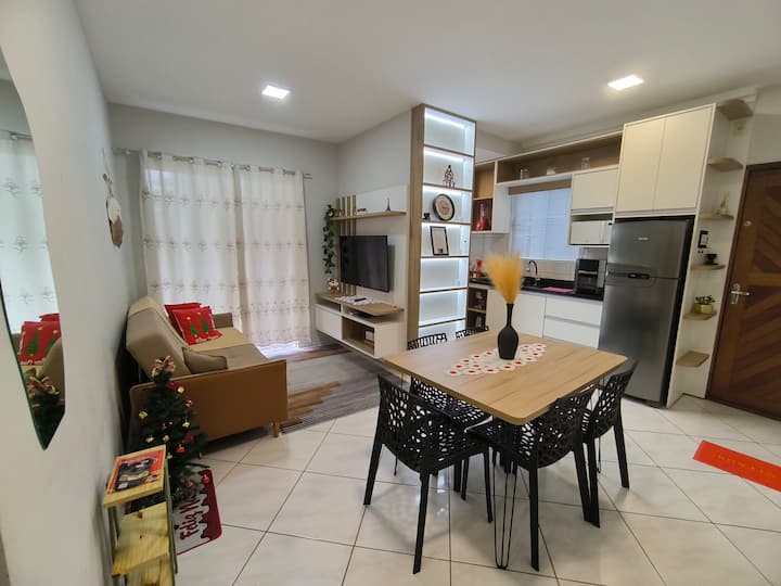 Aconchegante Apto Em Condomínio Fechado 5km Da Weg - Joinville, Brazil