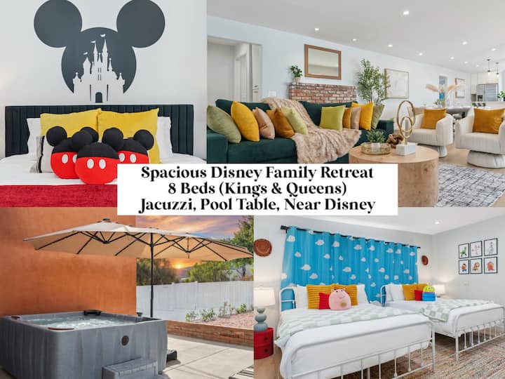 New Luxe 5 Br 3 Ba L Near Disney L Hot Tub L Games - Fullerton, CA