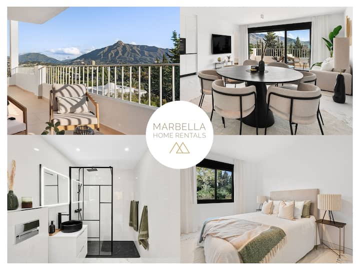 Elegant 3 Bedroom Apartment. Sea & Mountain Views - Marbella