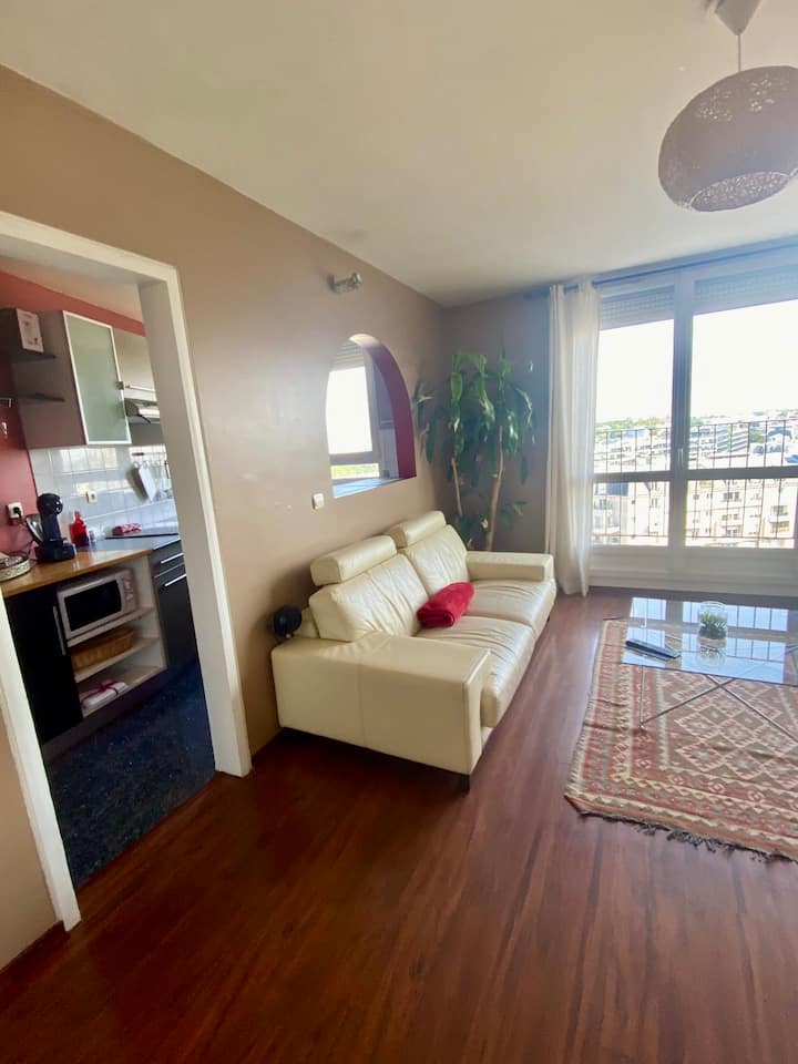 Vue Sublime Sur La Ville Lumière Métro à 4 Min - Châtillon