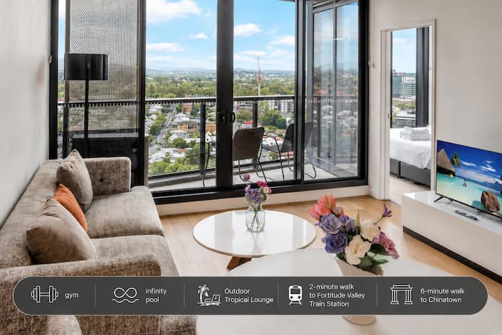 High-level 1 Bedroom Apartment In Fortitude Valley - Brisbane