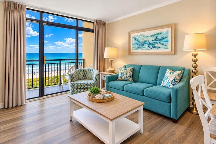 Oceanfront Condo With Resort Pools - North Myrtle Beach