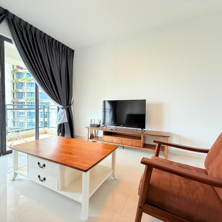 Seaview 2b2r 10pax Condo Forest City - Kukup