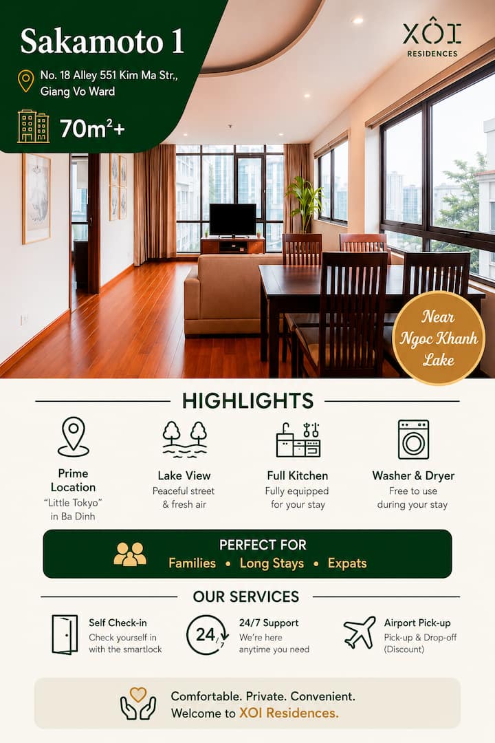 Xoi Saka_11f_70m²_lakeview_kitchen_laundry@center - Hanoi