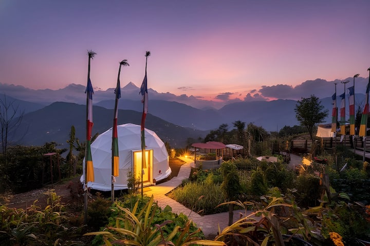 1br Glamping Dorm W/valley View +Bonfire @ Pelling - Pelling