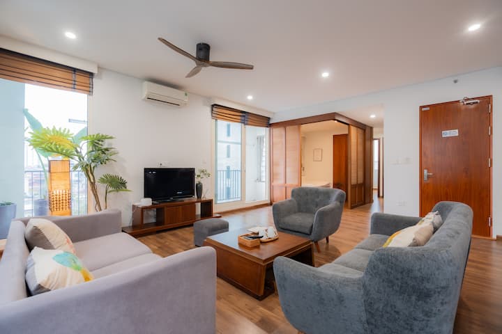 Xoi Saka2 3br-125m²|balcony|lakeside|kitchen @Cbd - Hanoï