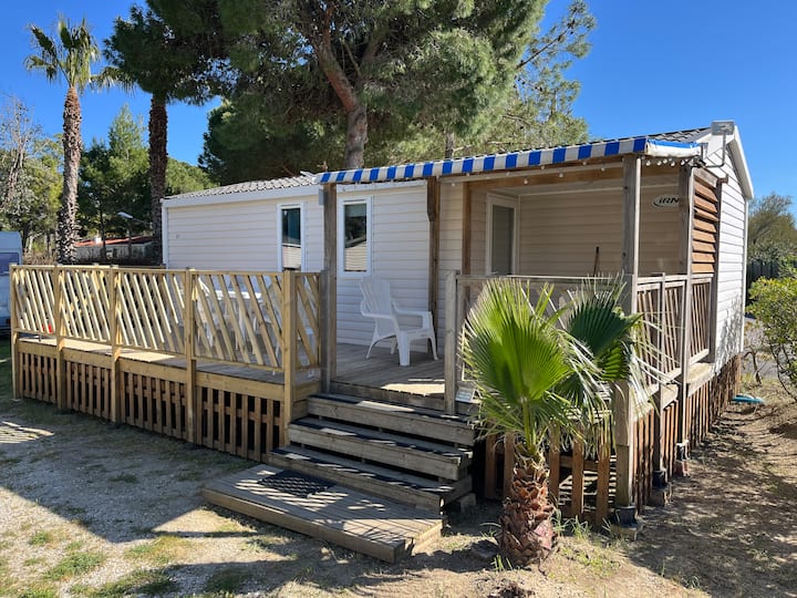 Mobil Home Dans Camping 4* - Torreilles