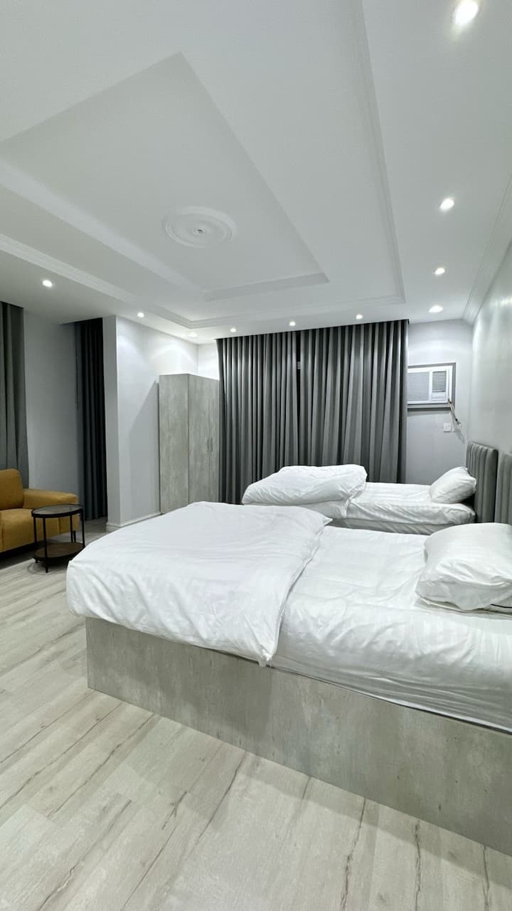 غرفتين نوم | 3 أسرة | دخول ذاتي - Jeddah King Abdulaziz Airport (JED)