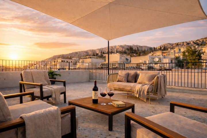 2br Gem | Near Acropolis & Metro | Rooftop Views - Athens