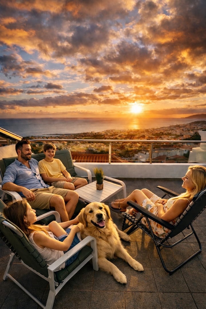 Seaview House-quiet, 7 Mins To Town, Stunning View - Funchal