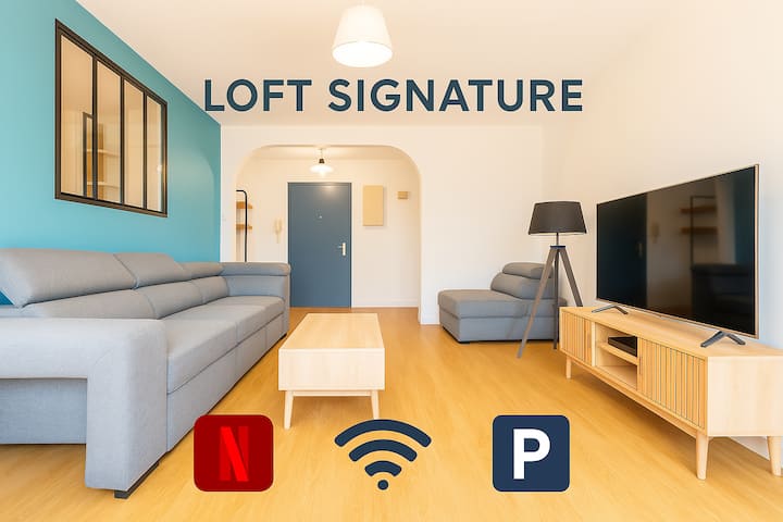 Loft Signature •  4 Ch. | Parking + Arrivée 24/7 - 메스