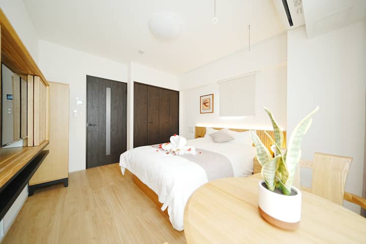 701 房间。押上站6分钟，近晴空塔，直达浅草、上野、银座、涩谷、机场。最多3人。行李寄存。 - 東京都