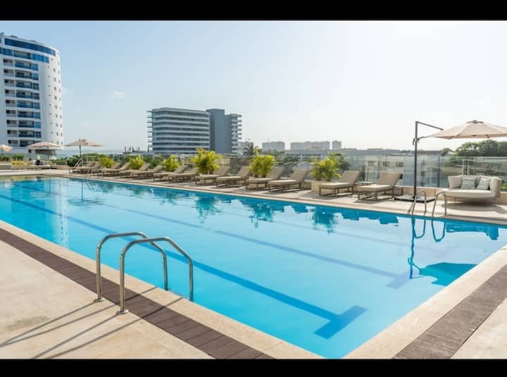 Loft Cerca Al Aeropuerto Hermosa Vista Piscina 531 - Cartagena, Colombia