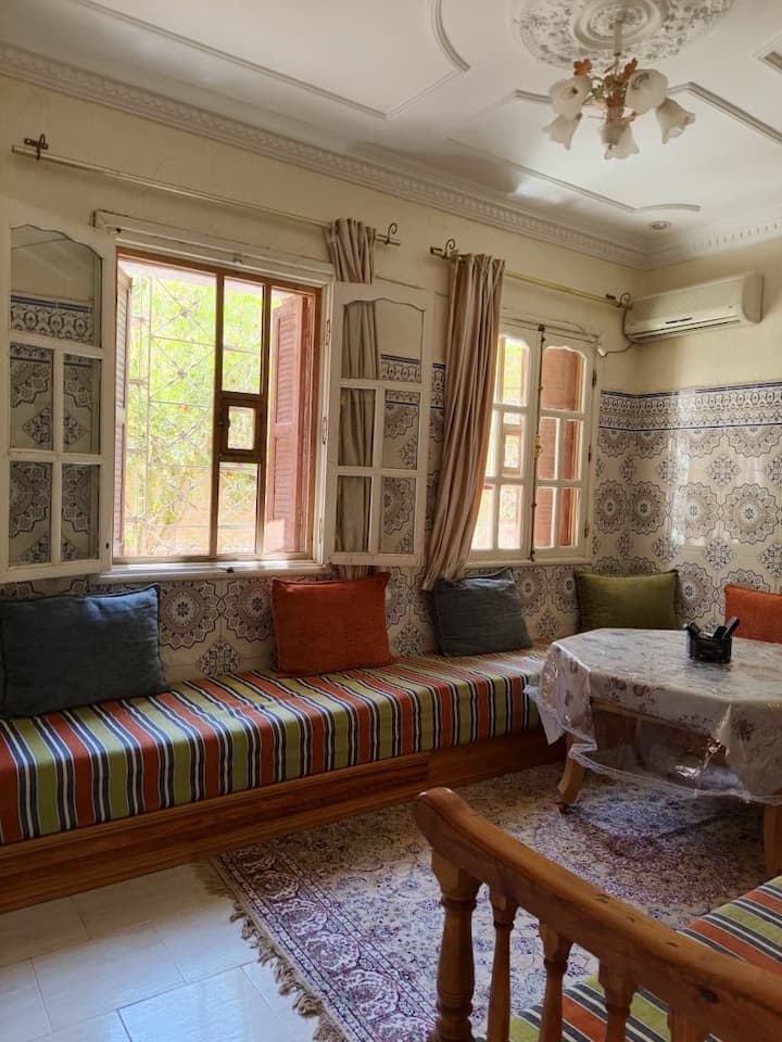Refuge Privé: Villa Avec Jardin Au Centre D'erfoud - Marruecos