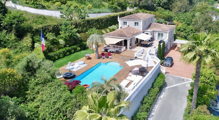 Superbe Villa Piscine Sans Vis à Vis - Antibes
