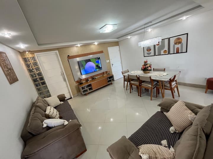 Apartamento 
3 Quartos E Equipados
1,7km Da Praia - Aracaju