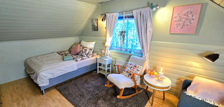 Koselig Retroinspirert Rom For 1-3 Pers. Rom Nemi - Alta