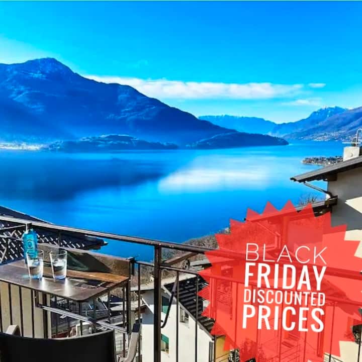 Spettacolare Vista Lago E Giardino Privato - Oly26 - Domaso