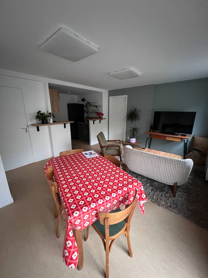 Appartement En Centre-ville - Parking Gratuit - Laval, France