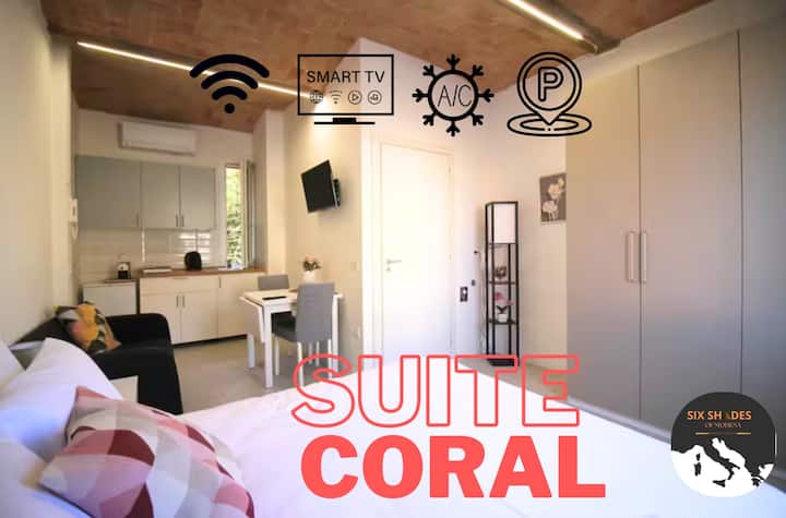 *Coral Suite* Modern Design & Free Parking - 摩德納