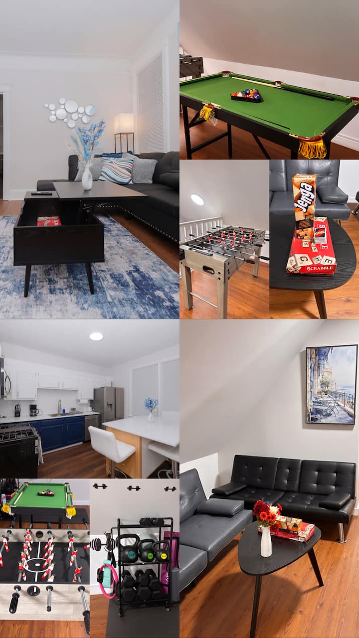 Modern Duplex Near Nyc Metlife, W Parking - New Jersey