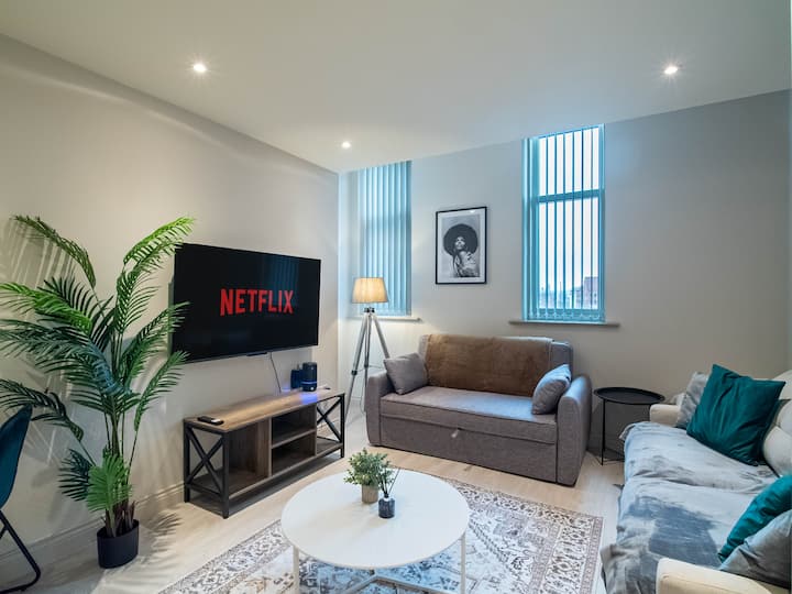 Modern Central Leeds Apt By Victoria Quarter - Leeds