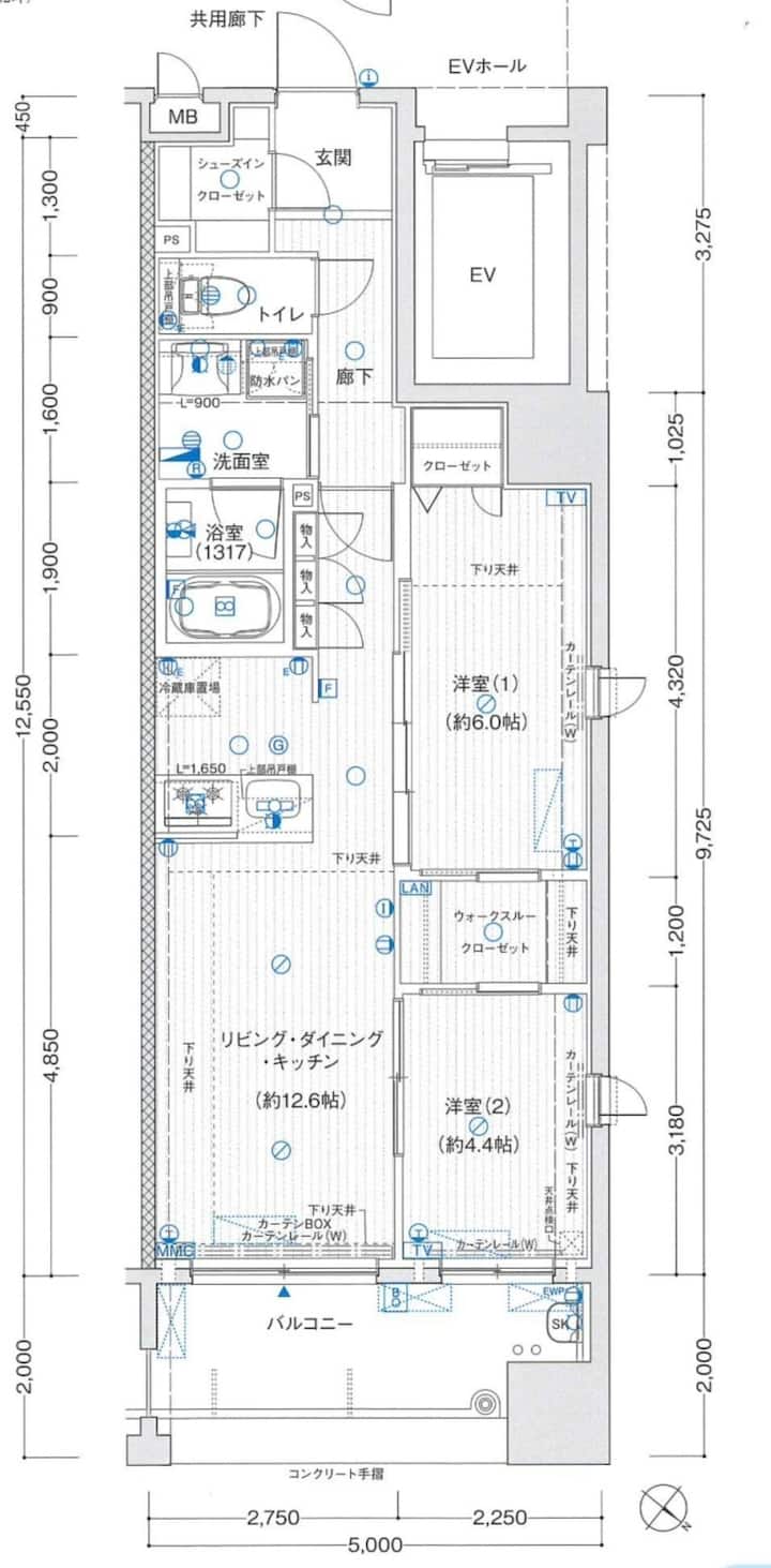 2025 New 2 Bedroom Apartment (58sqm) @ Hakata Hl7 - Fukuoka