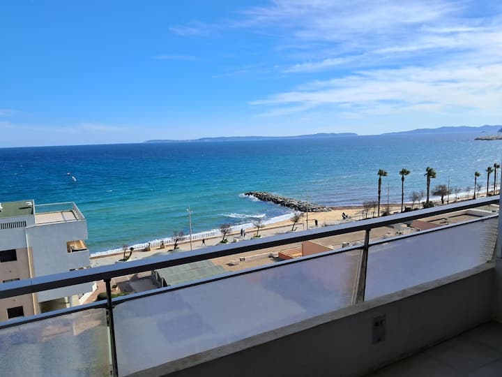 Appart. T4, 6 Pers,vue Mer,à 20 Mètres De La Plage - Le Lavandou
