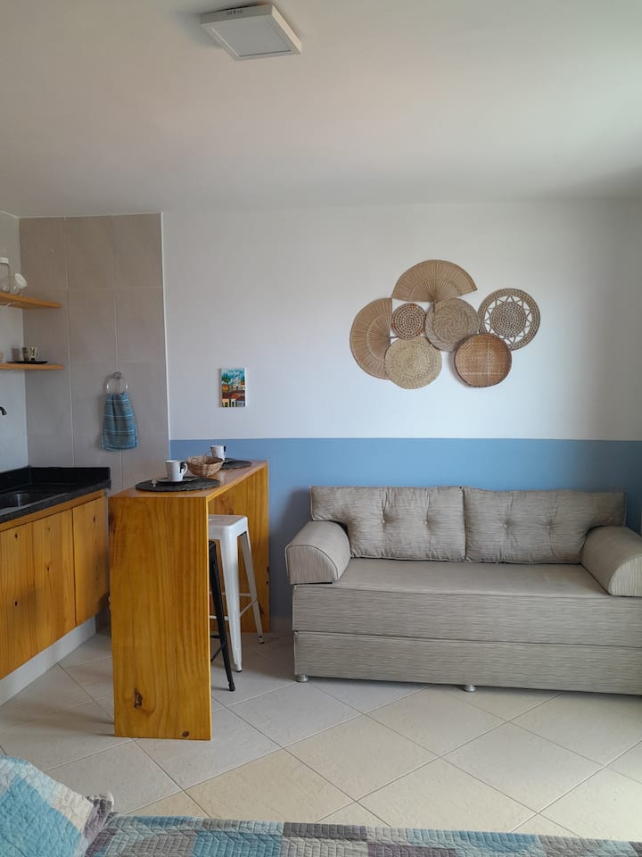 Studio 32- Conforto  P/ 3 Com Vista Para O Mar! - Ilhéus