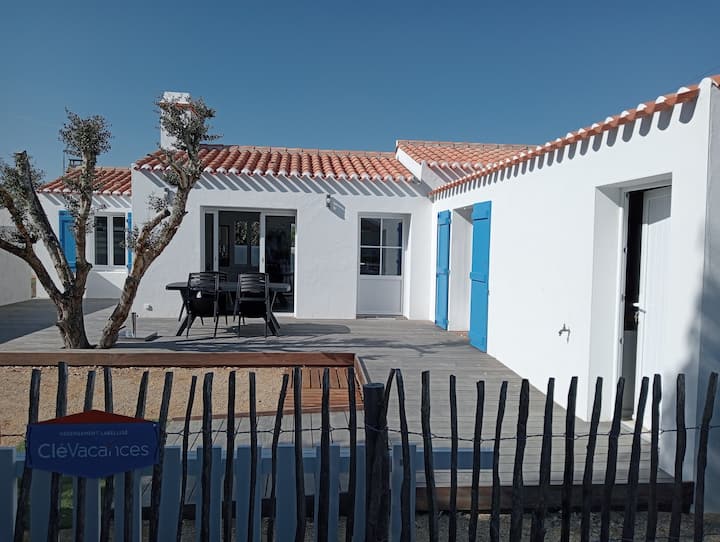 Maison 3 Chambres à Noirmoutier, Proche De La Mer - Barbâtre