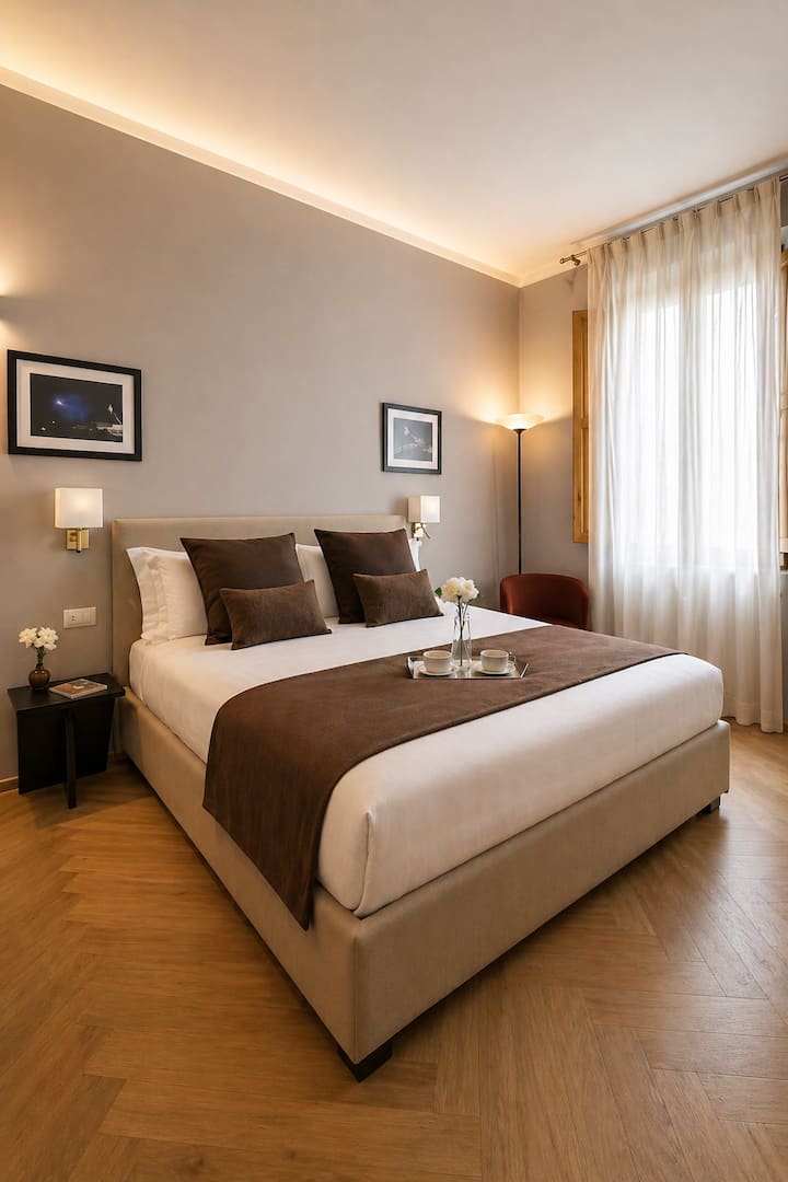 Elegant Apartment With Balcony Near The Duomo - Florenz
