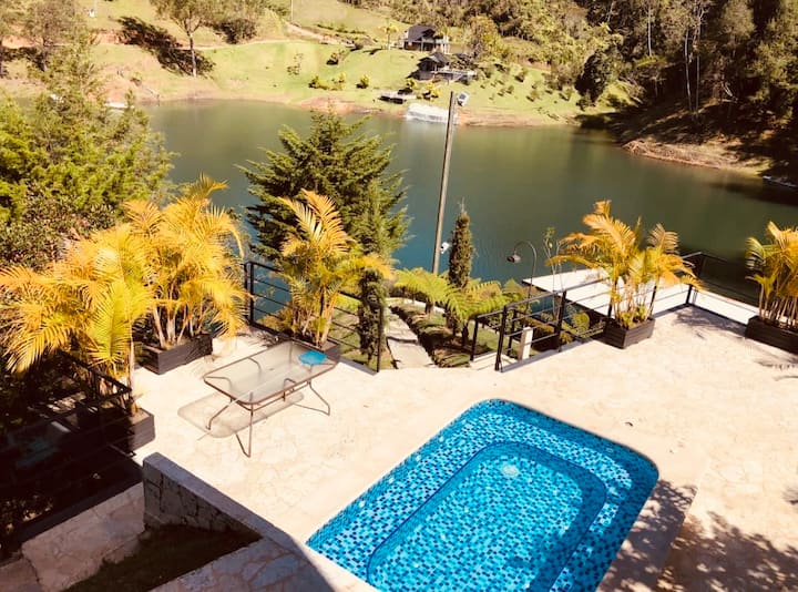 Luxury Cerca Guatape Y A La Piedra Con Muelle - Peñol