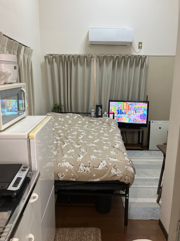 【空港線徒歩10分】ロフト付き!4名ok フル装備の快適空間プレゼント特典付き 百道101 - Fukuoka
