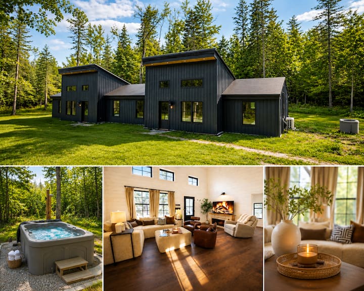 Acadia Pines Cabin W/hottub 10min2downtown - New England
