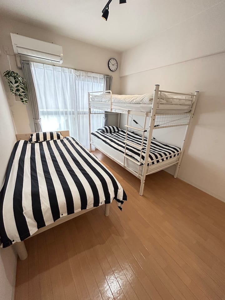 Tenjin/最大4名宿泊可/ドンキホーテまで徒歩5分/wifi/宿泊税込み/2025年8月open - Fukuoka