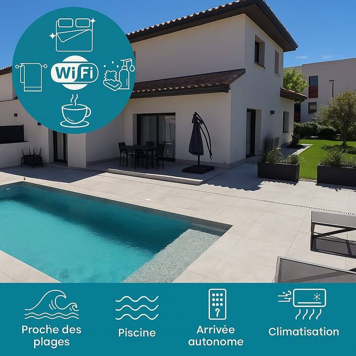 Agréable Maison Avec Piscine - Perpignan