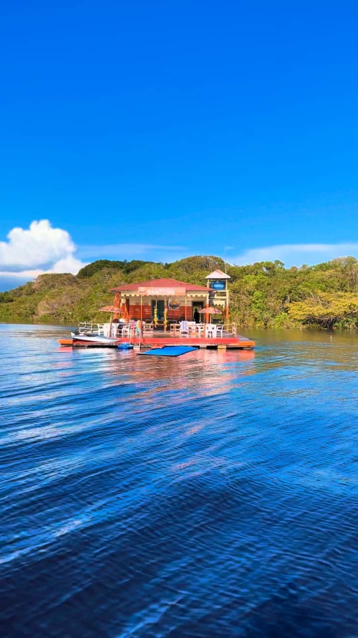 Casa Flutuante Em Manaus - Manaus