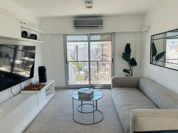 Depto. Palermo Chico. Minimalista. Muy Luminoso. - Buenos Aires