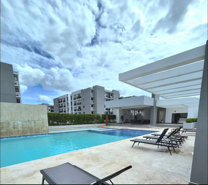 Apartamento Vacacional -Piscina Y Gym - Punta Cana